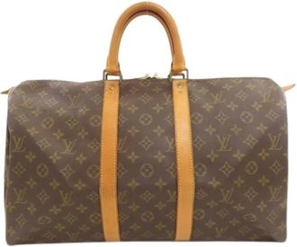 Louis Vuitton unisex, Pre-owned, Brun, Taille: ONE Size Sac Week-end Vintage en Toile Pre-owned