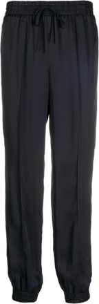 Jil Sander Femme, Pantalons, Noir, Taille: 36 FR Elasticated Cuff Drawstring Pantalons