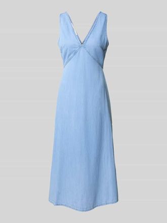 Mango Jeanskleid mit V-Ausschnitt Modell SIROS