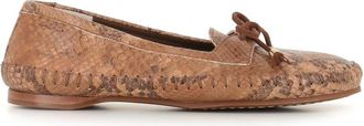 Alexander Hotto Femme, Chaussures, Brun, Taille: 37 1/2 EU Slipper Effet Python