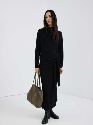 Mango Pull-over maille col montant noir - Femme - XXS - MANGO