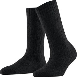 Falke Brick Wall W So alpaga Laine Unies Chaussettes, Noir Black 3000, 39-42 Femme