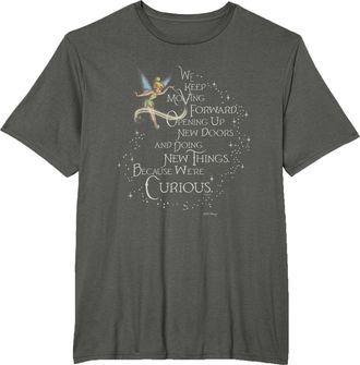Disney 100 Walt Disney Quote Tinker Bell Were Curious D100 T-Shirt
