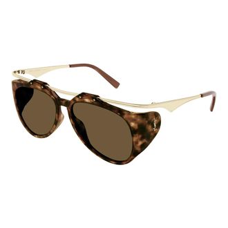 Saint Laurent Amelia Sonnenbrille - - Accessories - Damen - Braun - 55 MM