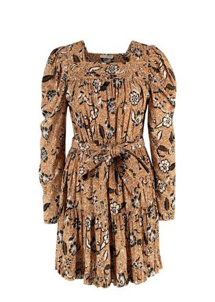 Ulla Johnson Floral Nailah Belted Mini Dress Size XS
