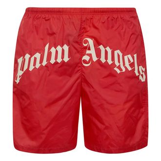 Palm Angels Herren, Bademode, Rot, MGr&ouml;&szlig;e