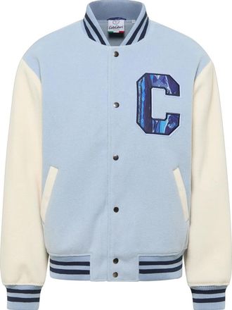 Carlo Colucci Homme, Vestes, Bleu, Taille: XL College Jacket