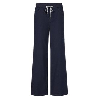 Marc Cain Femme, Pantalons, Bleu, Taille: 38 FR Welkom Flared Jeans