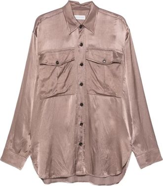 Dries Van Noten Homme, Blouses et Chemises, Rose, Taille: M Camicia