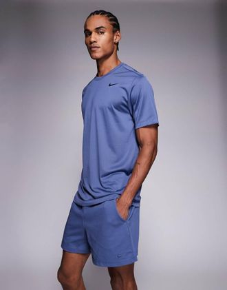 Nike Athletic Club - Short 5 pouces - Bleu