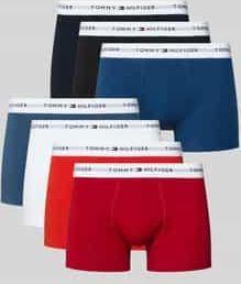 Tommy Hilfiger Trunks aus Baumwoll-Mix im 7er-Pack