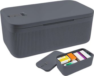 Generic Medizinsicherer Kofferbeh&auml;lter - tragbarer Sicherheits-Aufbewahrungshalter, starkes PP-Sicherheitsschlosssystem, leichter pers&ouml;nlicher Schutz-Organize