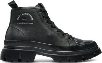 Karl Lagerfeld Schn&uuml;rstiefeletten KL25234 Schwarz