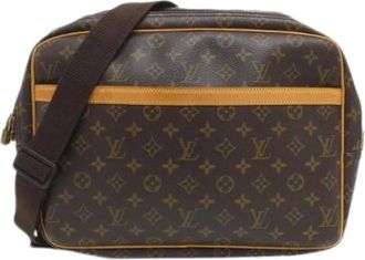 Louis Vuitton Pre-owned Sacoche Reporter Monogram - Femme - Pre-owned - Brun - Taille: ONE Size