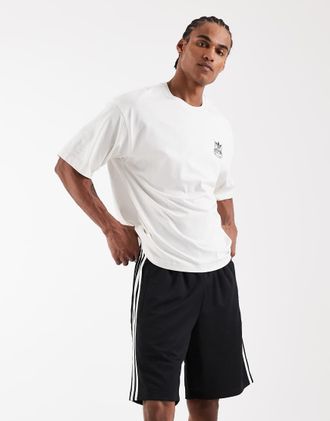 adidas Originals Short &agrave; trois rayures - Noir