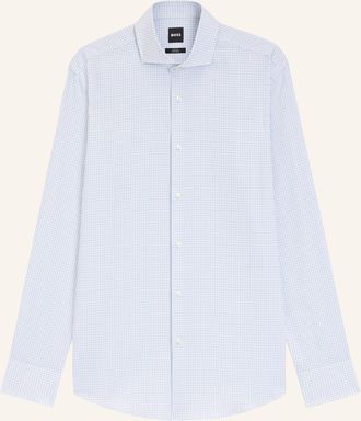HUGO BOSS Business Hemd H-Hank-Sp-c1-261 Slim Fit blau