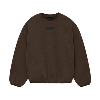 Fear of God Essentials Logo Crewneck Sweatshirt - - Sweatshirts & Hoodies - Herren - Braun - L