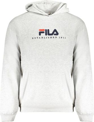Fila Homme, Sweatshirts et sweats &agrave; capuche, Gris, Taille: S Sweat &agrave; capuche gris avec broderie