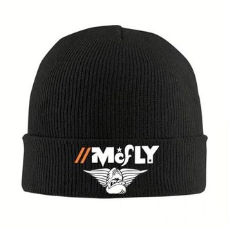 Generic Casquettes de Baseball pour Hommes Hommes, Logo McFly Chapeau tricot&eacute; Tuque dAutomne et Hiver Chapeaux en Acrylique Chaud Nouveau Groupe de Rock Punk 
