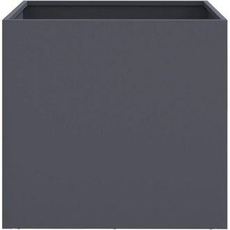 vidaXL Vidaxl - Jardini&egrave;res 2 pcs anthracite 49x47x46 cm - Acier lamin&eacute; &agrave; froid - Cadre robuste pour d&eacute;coration ext&eacute;rieure - Assemblage requis
