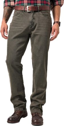 JP1880 Herren große Größen Übergrößen Menswear L-8XL JP1880 Color Jeans FLEXNAMIC, 5-Pocket, Loose Fit, bis Gr. 72 dunkel Oliv 70 841850120-70