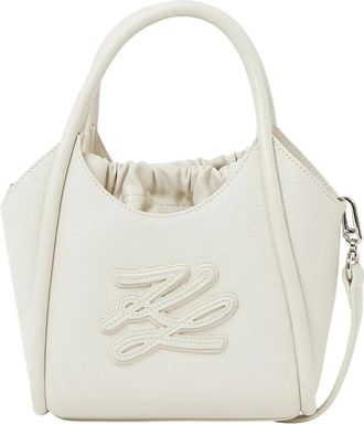 Karl Lagerfeld Shopper - MINI K/AUTOGRAPH Handtasche - Gr. unisize - in Wei&szlig; - f&uuml;r Damen