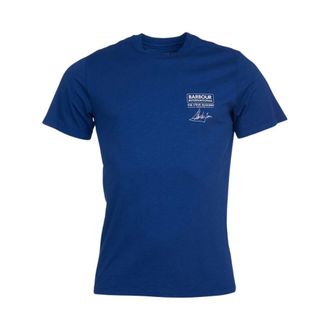 Barbour Steve McQueen Signature T-Shirt - - Tops - Herren - Blau - L
