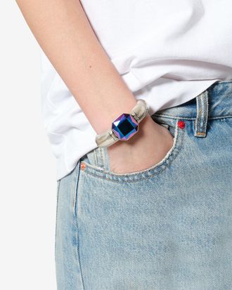 Isabel Marant Bracelet Luce - Femme - Bleu &Eacute;lectrique-argent&eacute; - Taillet2 - Isabel Marant
