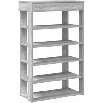 vidaXL Vidaxl - tag&egrave;re &agrave; chaussures sonoma gris 60x30x98 cm bois ding&eacute;nierie