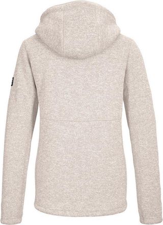 Killtec Fleecejacke KOW 41 WMN KNTFLC JCKT Strickfleecejacke mit Teddyfutter, Kapuze, verschlie&szlig;bare Taschen