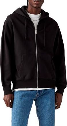 Levi's Sweat-Shirt zippé Authentic pour Homme, Vêtement dagate Noire, XL