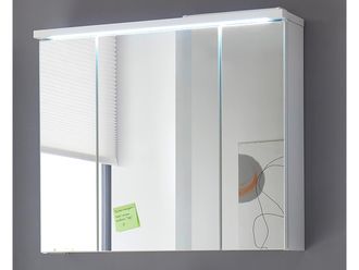 M&ouml;belando Spiegelschrank Badschrank Spiegel Badh&auml;ngeschrank Wandschrank Badm&ouml;bel Peter I Wei&szlig;