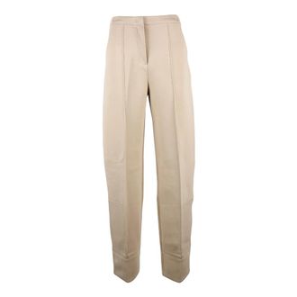 Max Mara Straight Hosen - - Trousers - Damen - Beige - XS
