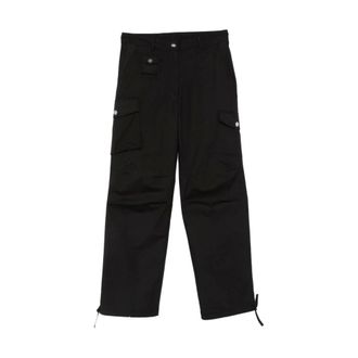 Ganni Femme, Pantalons, Noir, Taille: 38 FR Straight Pantalons