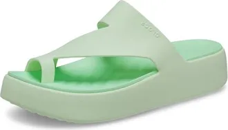 Crocs Femme Getaway Platform Toe Loop Sandals, Jade Tint, 38/39 EU