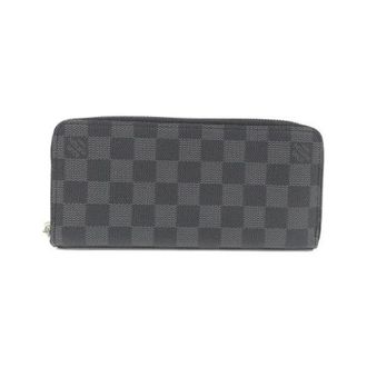 Louis Vuitton Portefeuille Zippy Vertical Damier Graphite Long pr&eacute;-poss&eacute;d&eacute; - Homme - Pre-owned - Gris - Taille: ONE Size