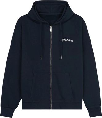 Flaneur Fl&acirc;neur, Homme, Sweatshirts et sweats &agrave; capuche, Bleu, Taille: S Signature Sweat &agrave; capuche