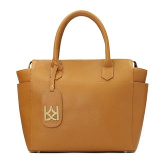 Kazar Femme, Sacs, Brun, Taille: ONE Size Sac en cuir marron clair spacieux