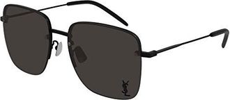 Saint Laurent SAINT LAURENT SL 312 M Lunettes, noir-noir, 58 pour femme, Noir-Noir-Noir, 58