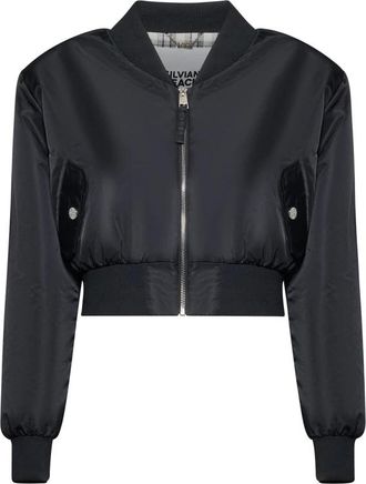 Silvian Heach Femme, Vestes, Noir, Taille: 34 FR Bomber Jacket