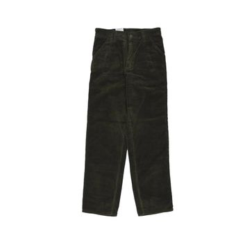 Carhartt Work in Progress Samt-Arbeitshose mit Werkzeugtaschen - - Trousers - Herren - Gr&uuml;n - W36