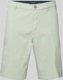 Bugatti Regular Fit Chino-Shorts mit G&uuml;rtelschlaufen Modell Flat