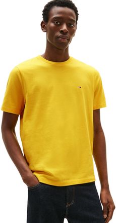 Tommy Hilfiger Herren ESS Seasonal Reg Fit Solid Tee Mw0mw39995 S/S T-Shirt, Yellow (Morningside Yellow), XL