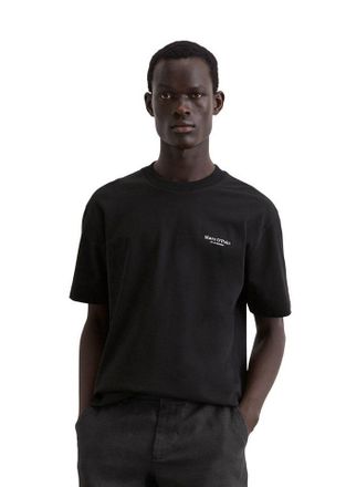 Marc O'Polo T-Shirt mit markantem R&uuml;cken-Print und Logoprint seitlich auf der Brust