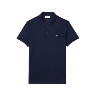 Lacoste Polo mit Kurzen &Auml;rmeln und 2 Kn&ouml;pfen - - Tops - Herren - Blau - 3XL