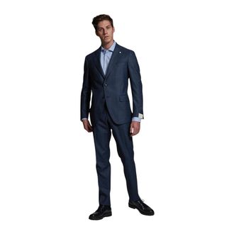 Luigi Bianchi Mantova Elegantes Kleid f&uuml;r Frauen - - Suits - Herren - Blau - 2XL