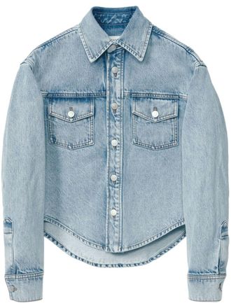 Fabiana Filippi veste en jean - Bleu