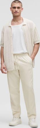 lululemon LuluLinen Pull-on-Hose Normale L&auml;nge f&uuml;r M&auml;nner - Gr&ouml;&szlig;e 2XL in Light Ivory