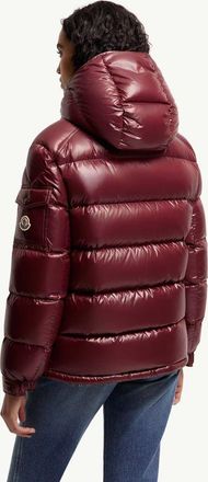 Moncler Quilted Down Down Jacket - Burgundy