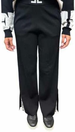 Elisabetta Franchi Femme, Pantalons, Noir, Taille: 42 FR Kp69S Pantalon de jogging